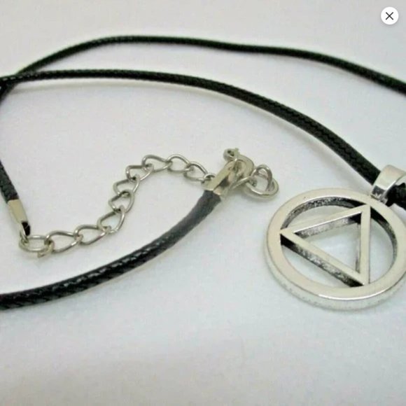 Splendilly | Jewelry | Alcoholics Anonymous Pendant Aa Necklace 8 ...
